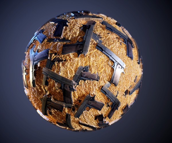 ArtStation - Weapon Pistol Storage Crate Seamless PBR Texture | Game Assets