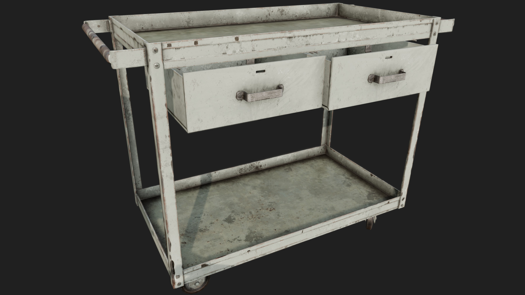 ArtStation - Rusty Push Cart PBR | Game Assets