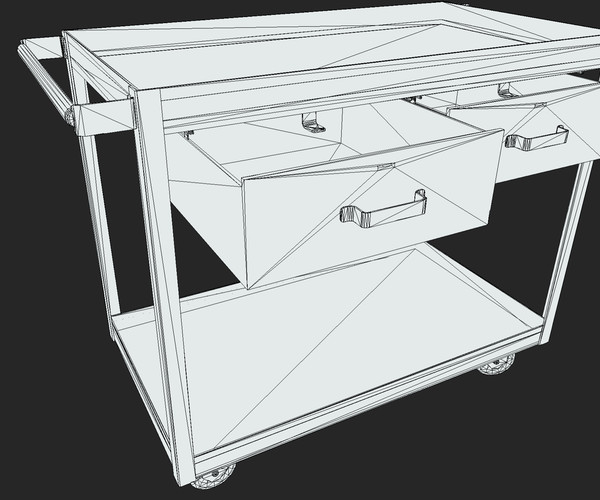 ArtStation - Rusty Push Cart PBR | Game Assets