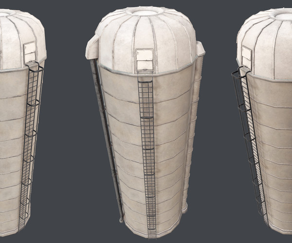 ArtStation - Farm Silo 1 PBR | Game Assets
