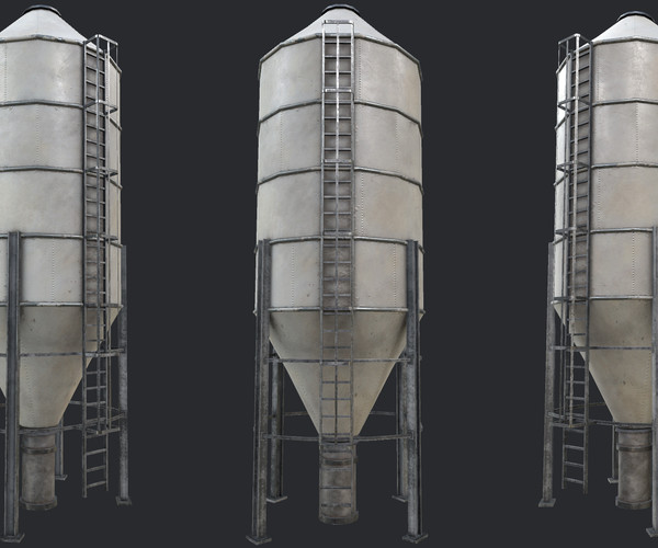 ArtStation - Farm Silo 3 PBR | Game Assets