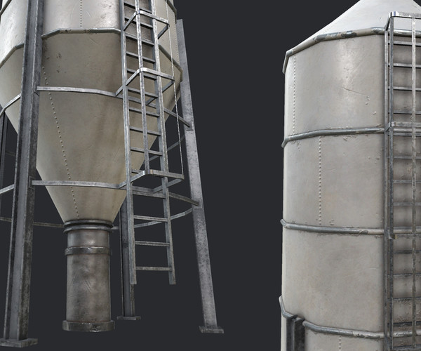 ArtStation - Farm Silo 3 PBR | Game Assets