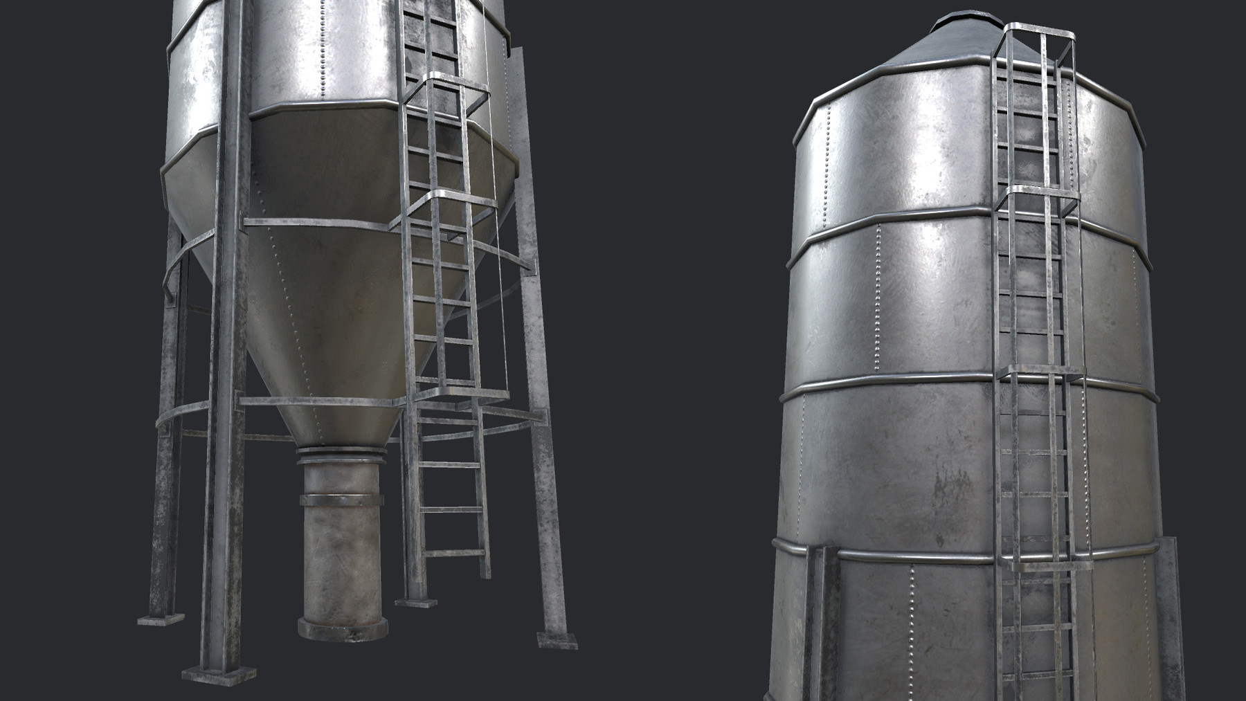 ArtStation - Farm Silo 4 PBR | Game Assets
