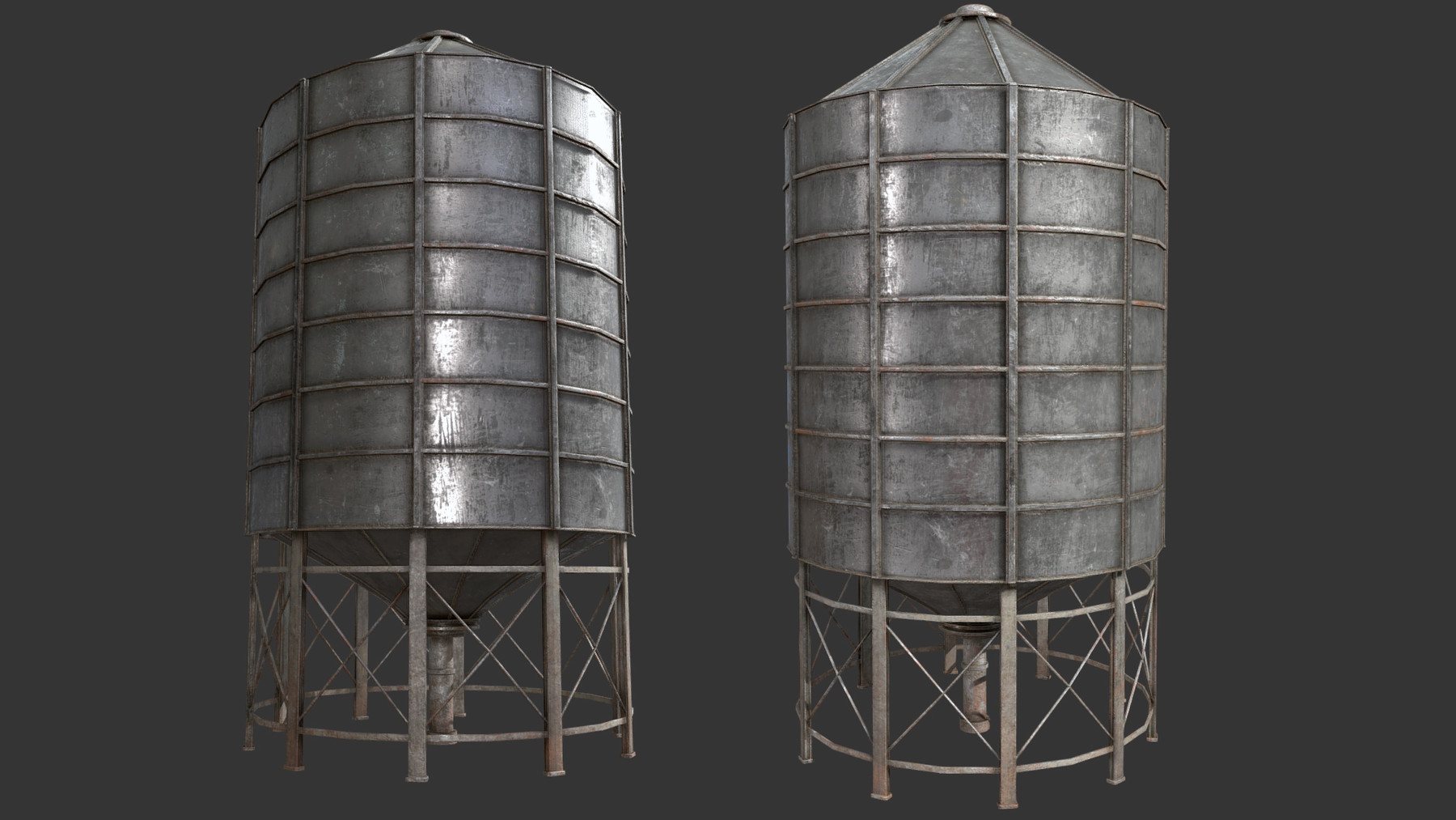 ArtStation - Farm Silo 6A PBR | Game Assets