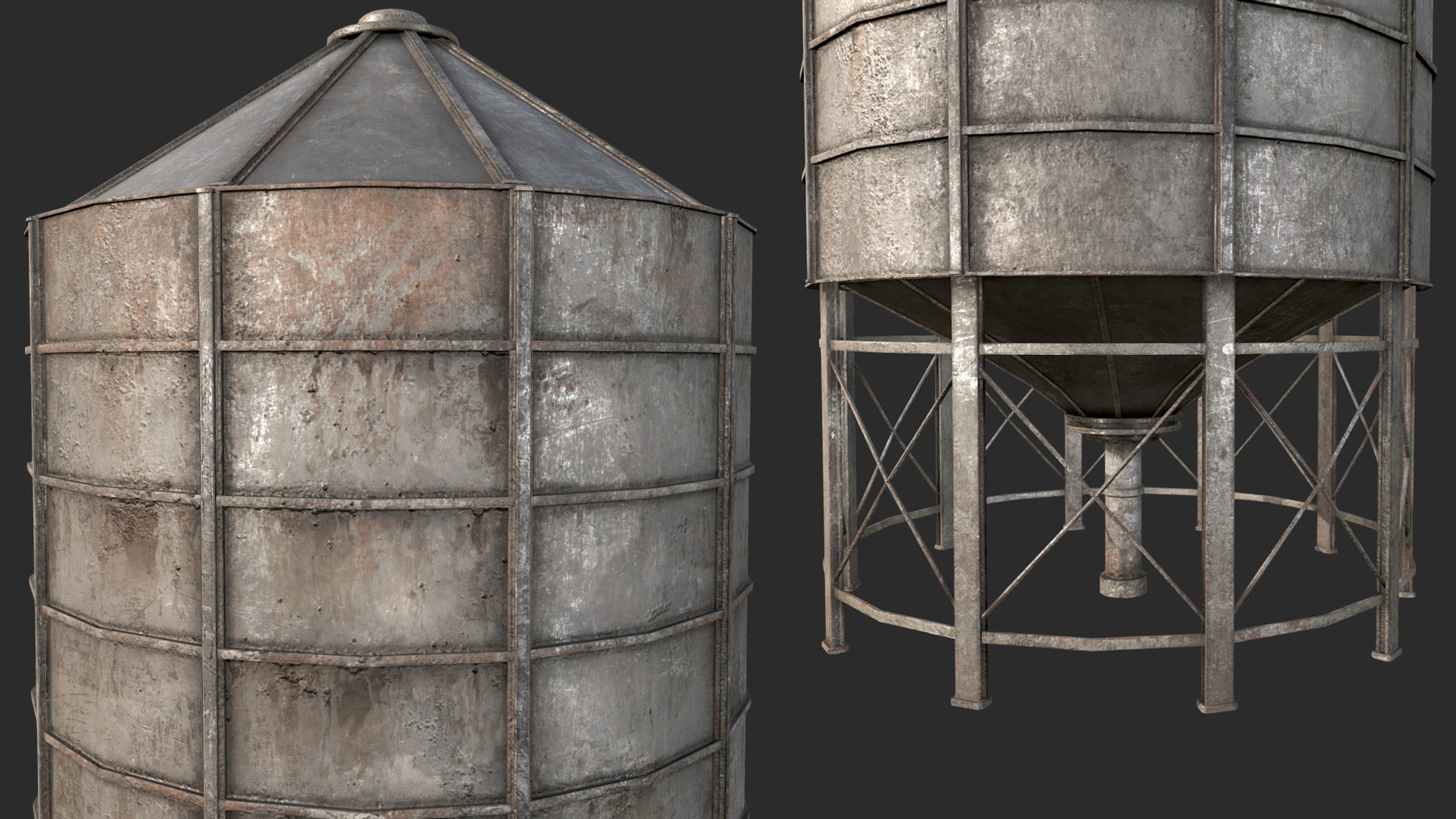 ArtStation - Farm Silo 6B | Game Assets