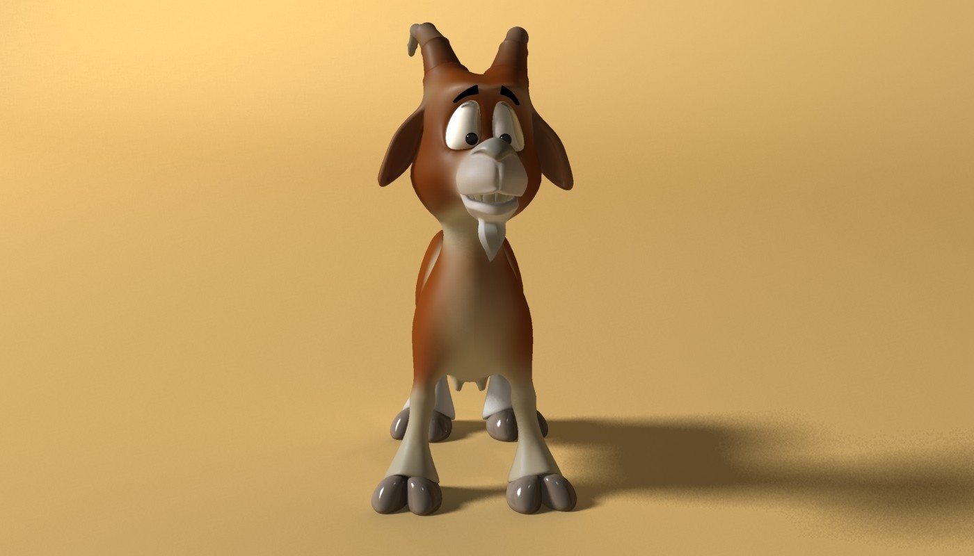 ArtStation - cartoon goat Rigged | Resources