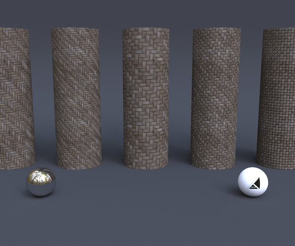 ArtStation - 5 Woven Mat PBR Textures | Game Assets