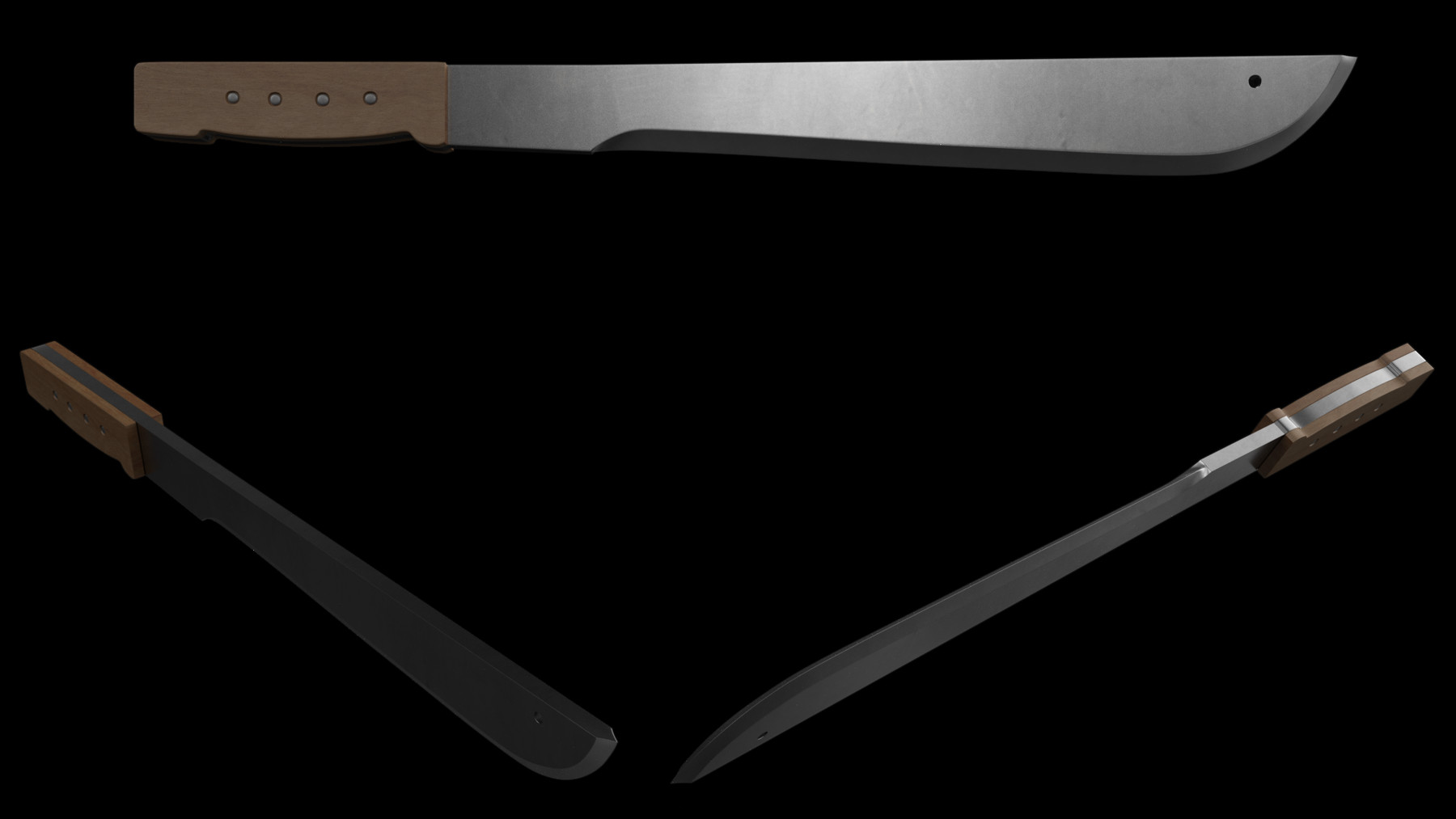 ArtStation - Realistic Full-Tang Machete | Resources