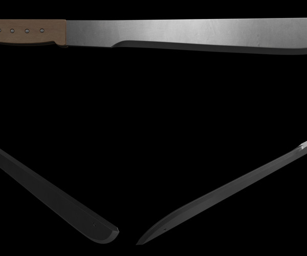 ArtStation - Realistic Full-Tang Machete | Resources
