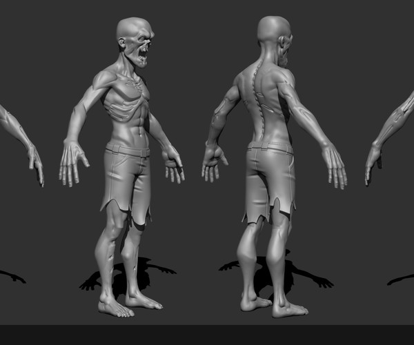 ArtStation - Zombie - Source Bundle | Game Assets