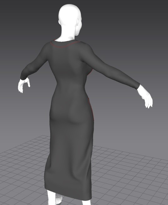ArtStation - Clothes for Marvelous Designer: Dress03 | Game Assets