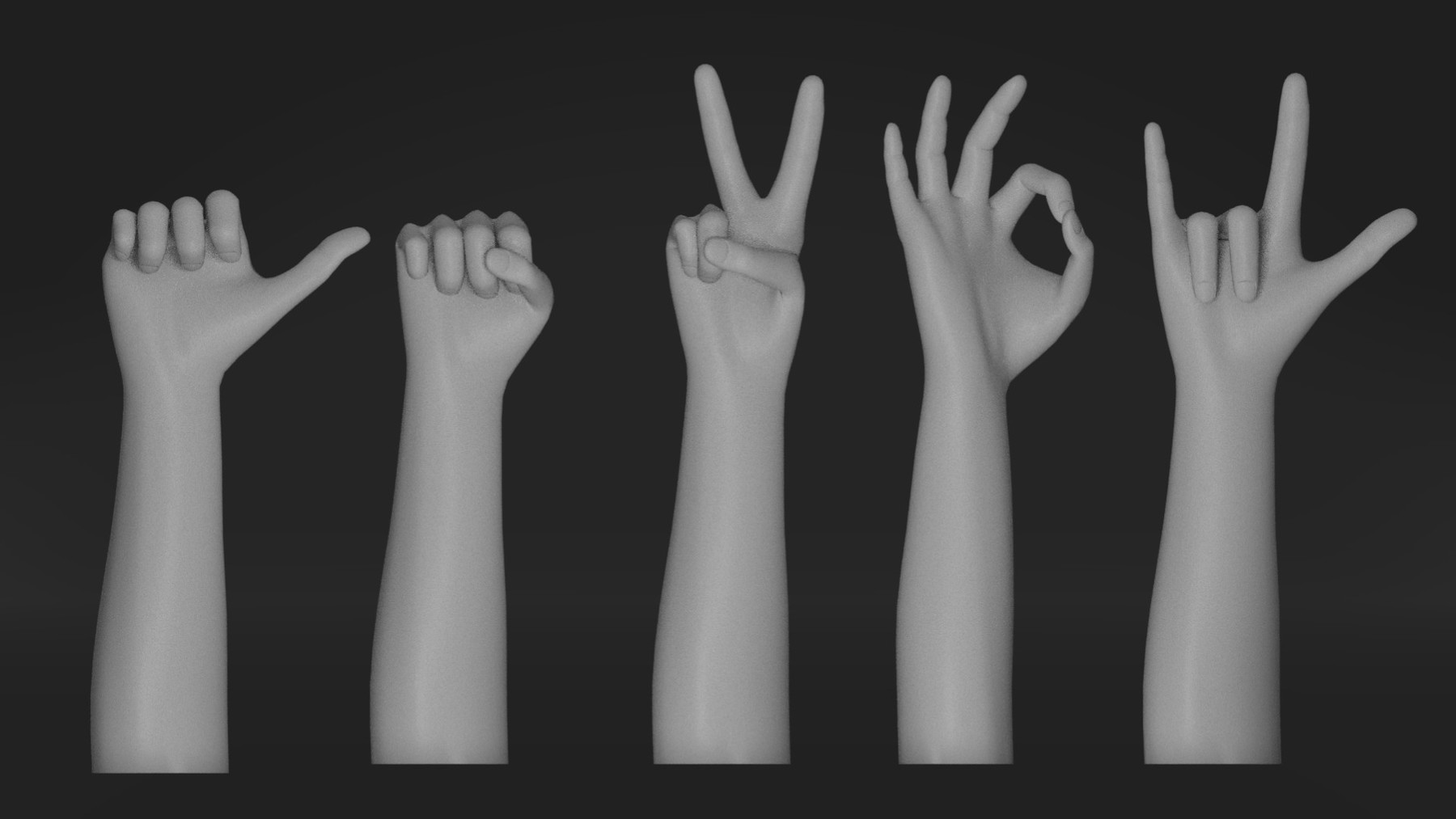 ArtStation - Realistic Hand-Rigged | Resources