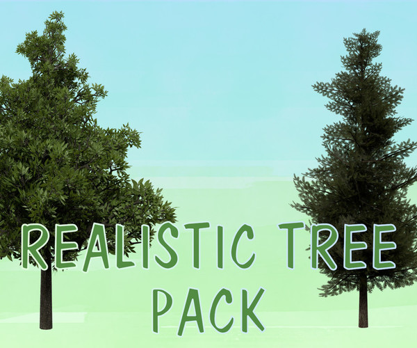 ArtStation - Realistic Tree Pack | Game Assets