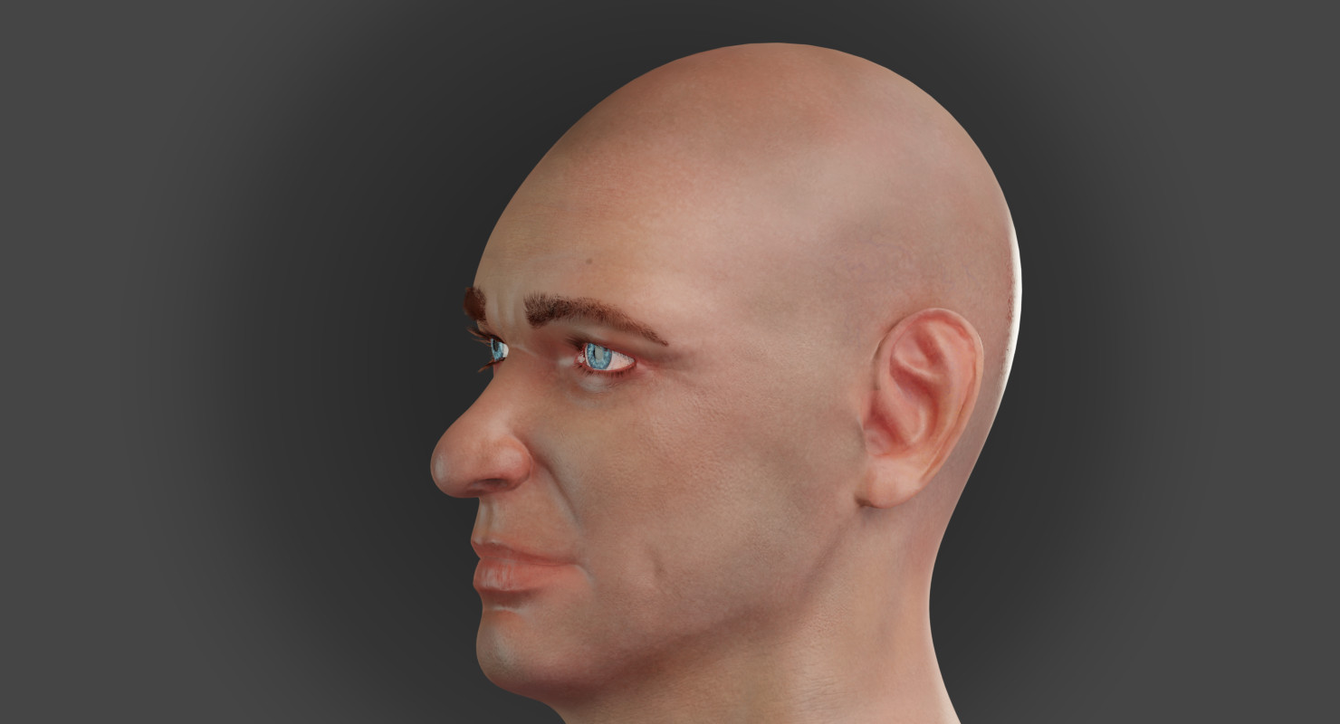ArtStation - Male Head | Game Assets