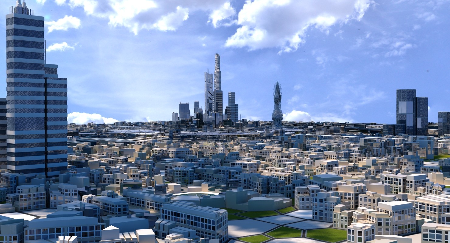 ArtStation - Future City HD 2019 | Resources