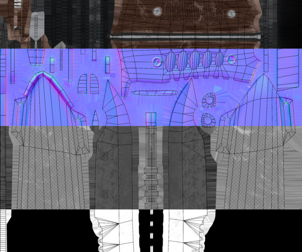 ArtStation - Combat Knife | Game Assets