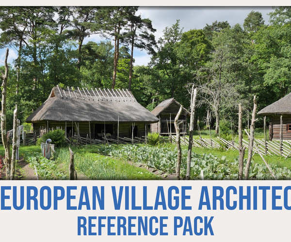 ArtStation - East European Village Architecture Reference Pack | Resources