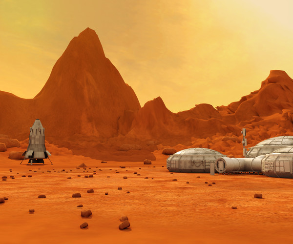 ArtStation - Mars Environment 3D model | Resources