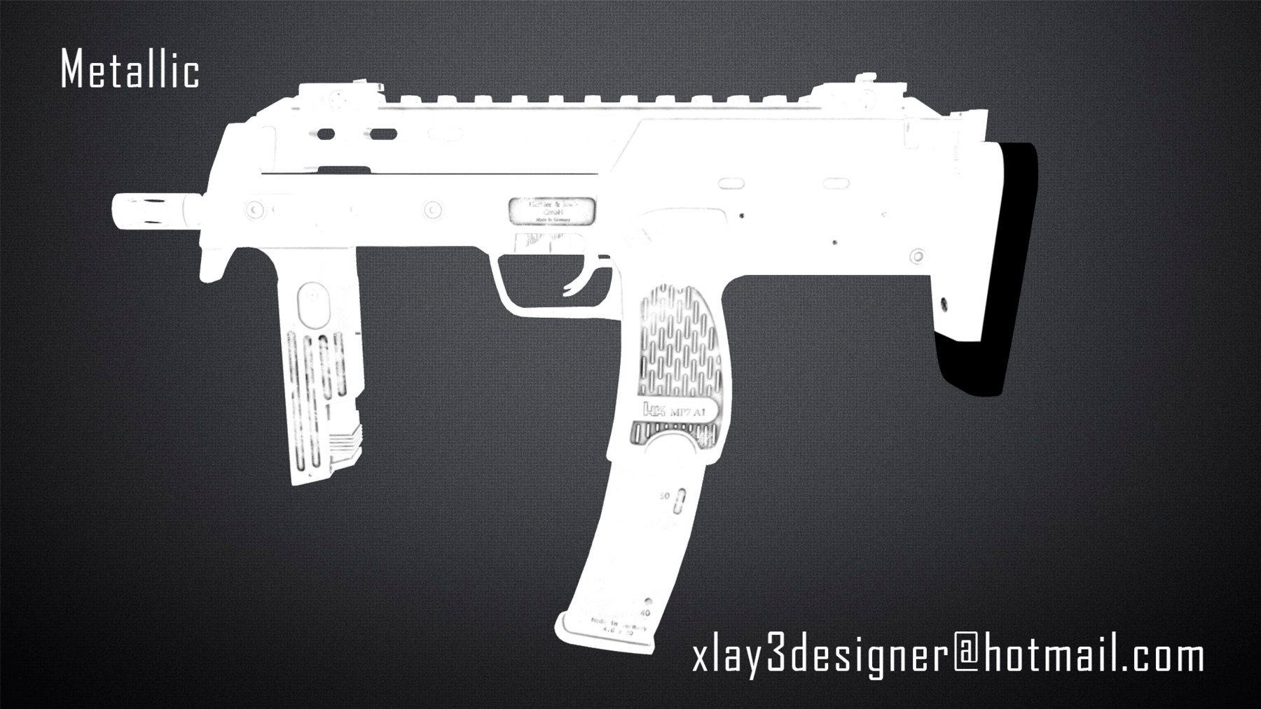 ArtStation - H&K MP7 Gun / Game ready | Game Assets