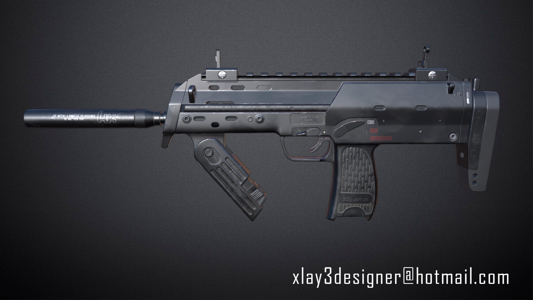 ArtStation - H&K MP7 Gun / Game ready | Game Assets
