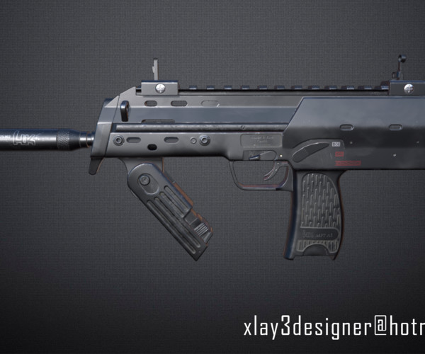 ArtStation - H&K MP7 Gun / Game ready | Game Assets
