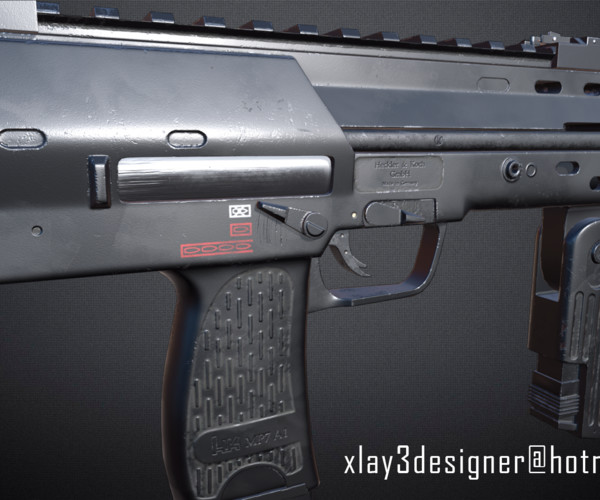 ArtStation - H&K MP7 Gun / Game ready | Game Assets