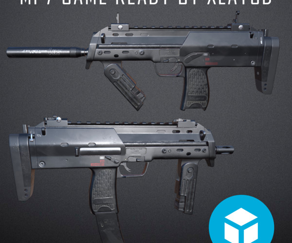 ArtStation - H&K MP7 Gun / Game ready | Game Assets