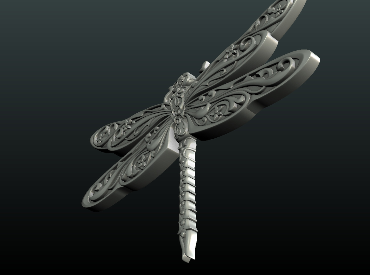 ArtStation - Dragonfly Relief | Resources