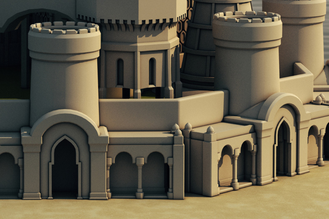 ArtStation - Castle Island 3D model | Resources