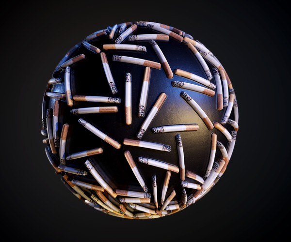 ArtStation - Cigarette Atlas Decal Seamless PBR Texture | Game Assets