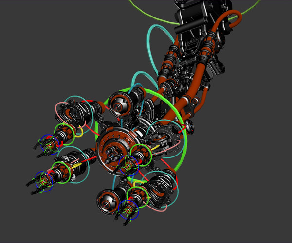 ArtStation - Assembly Robot Rigged 3D Model | Resources