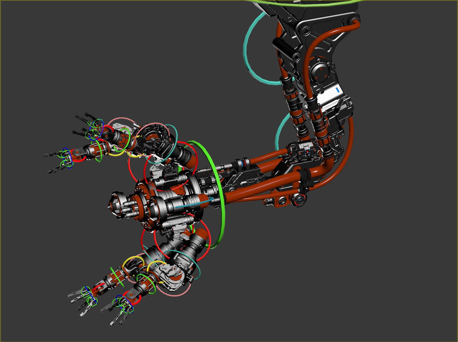 ArtStation - Assembly Robot Rigged 3D Model | Resources