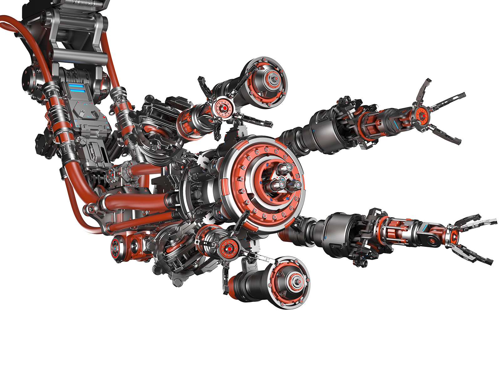 ArtStation - Assembly Robot Rigged 3D Model | Resources