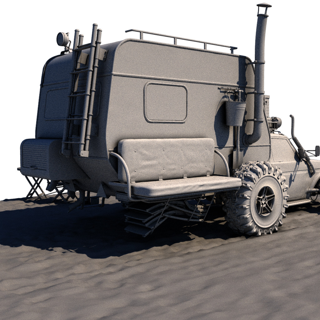 ArtStation - Post Apocalyptic Caravan Truck | Resources