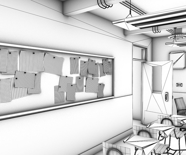 ArtStation - School Classroom | Resources
