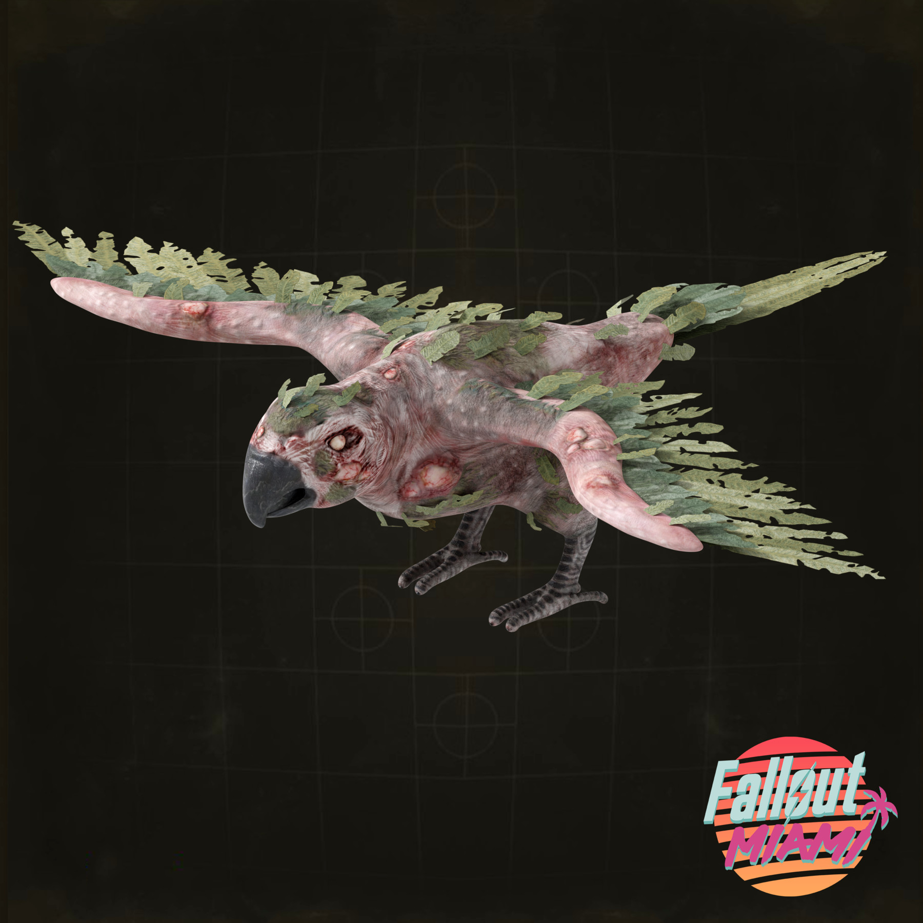 ArtStation - Green Bird Monster | Game Assets