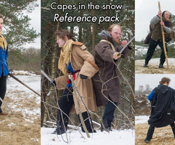 ArtStation - Capes in the snow, reference pack. | Resources