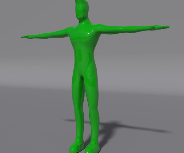 ArtStation - Green Dude - Maya rig | Resources