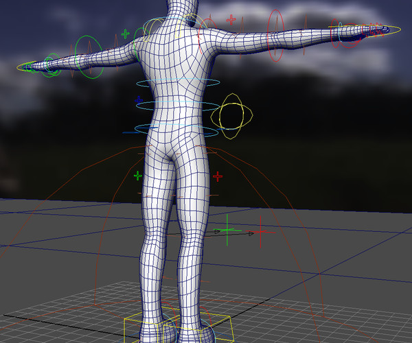 ArtStation - Green Dude - Maya rig | Resources