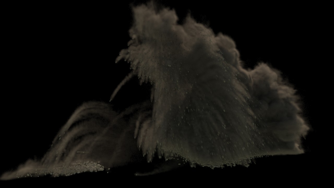 ArtStation - Houdini Explosion Sand Impact Asset | Resources