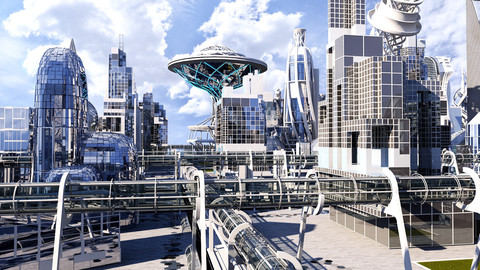 ArtStation - Future City HD 20 | Resources