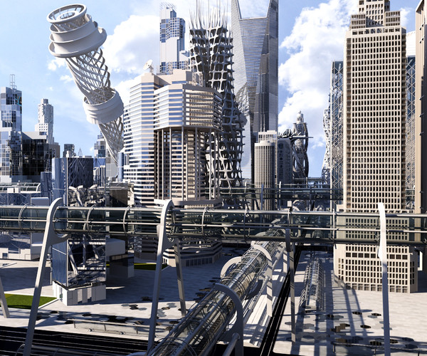 ArtStation - Future City HD 20 | Resources