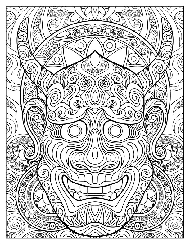 ArtStation - Intricate Faces - Highly detail illustration, mask designs ...