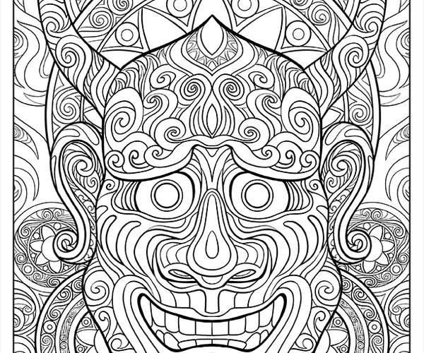 ArtStation - Intricate Faces - Highly detail illustration, mask designs ...