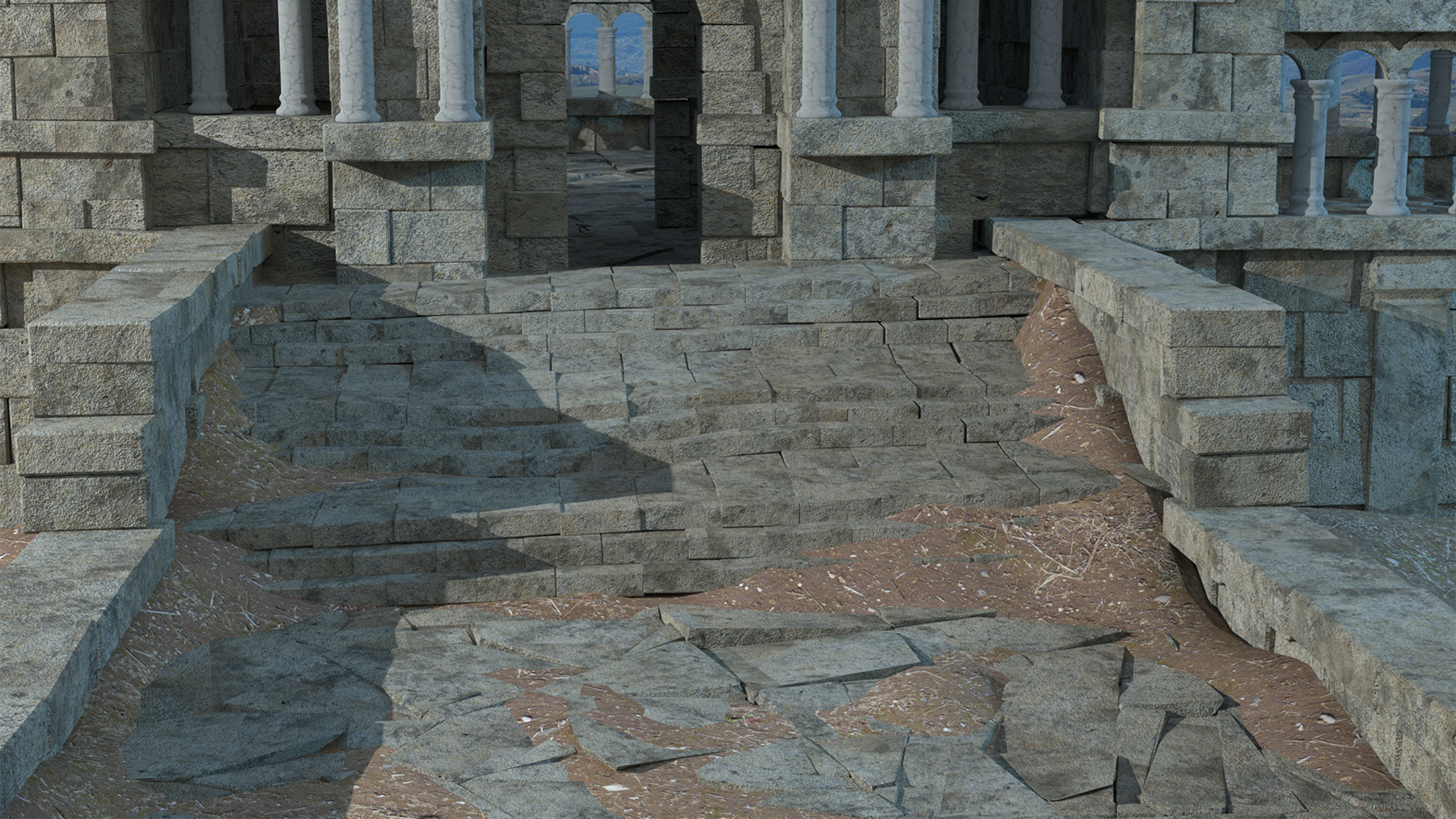 ArtStation - FREE Simple 3D Temple | Resources