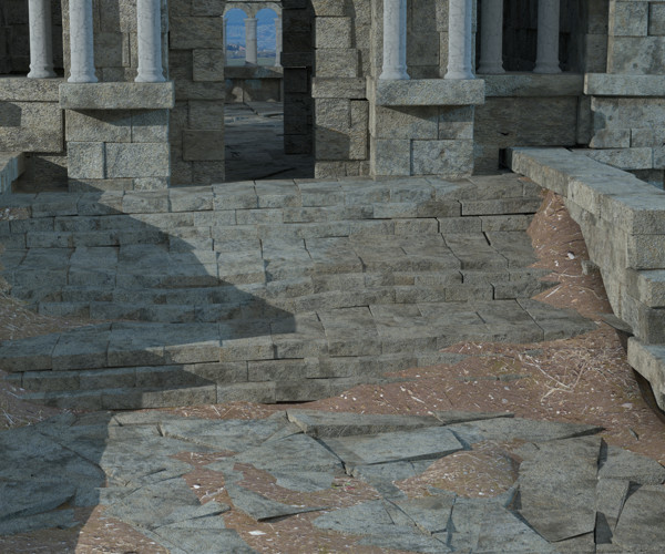 ArtStation - FREE Simple 3D Temple | Resources