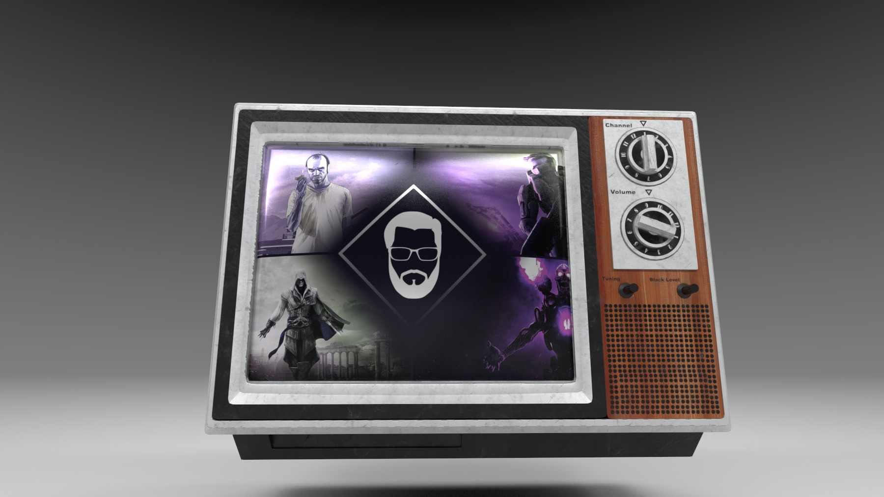 ArtStation - CRT TV - Game Ready Asset | Resources