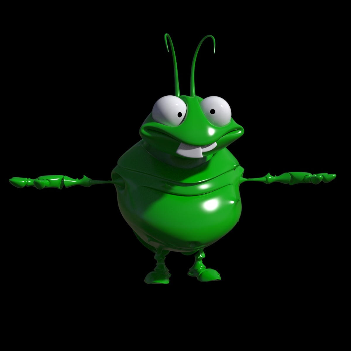 Truong CG Artist - Cartoon Bug Maya Rig