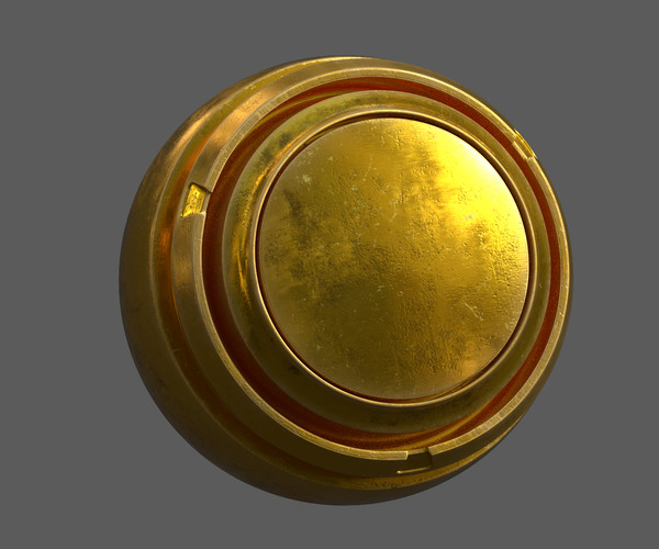 ArtStation - Gold Variety Smart Material Pack 2 | Game Assets