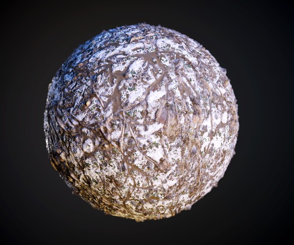 ArtStation - Ground Tree Roots Snow Seamless PBR Texture | Game Assets